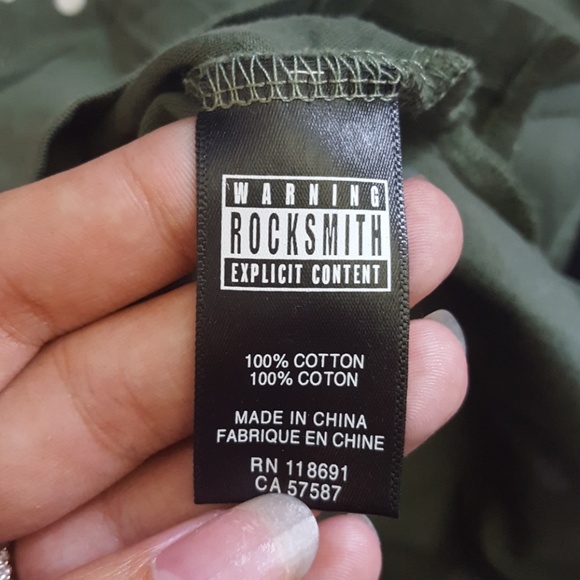 rocksmith | Shirts | Rocksmith Strap Tee In Olive | Poshmark